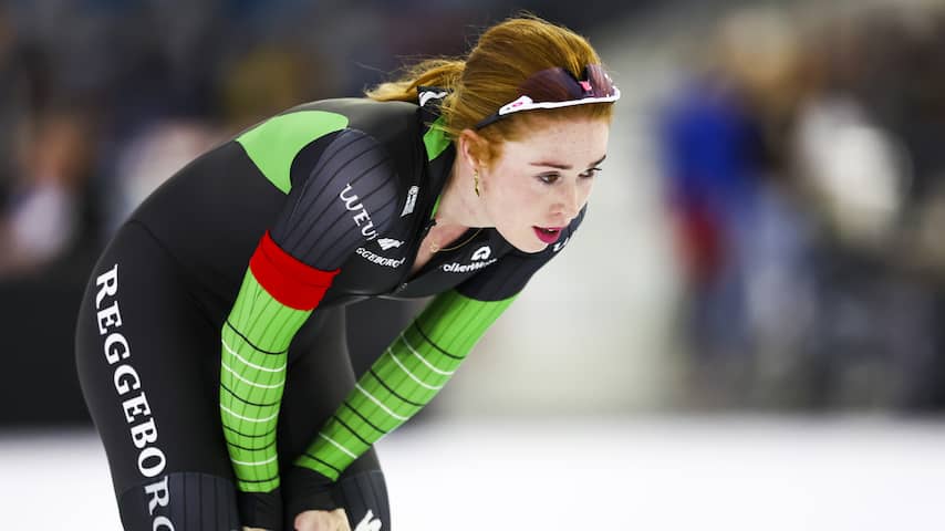 Rijpma-de Jong in wachtkamer na teleurstellende 3.000 meter, Groenewoud ...