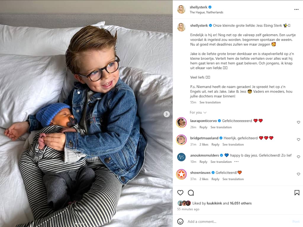 Presentatrice Shelly Sterk bevallen van tweede zoon | Achterklap | NU.nl