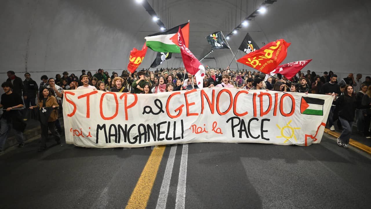 Treinverkeer in Italië ligt 24 uur stil om aandacht te vragen voor Gaza ...