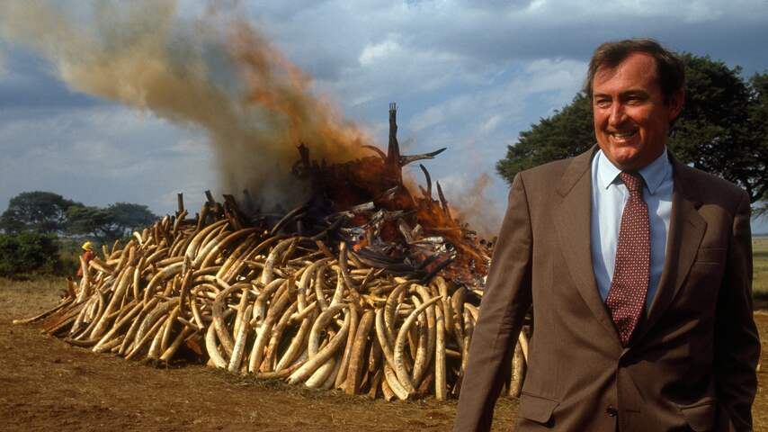 Wetenschapper en activistische natuurbeschermer Richard Leakey ...