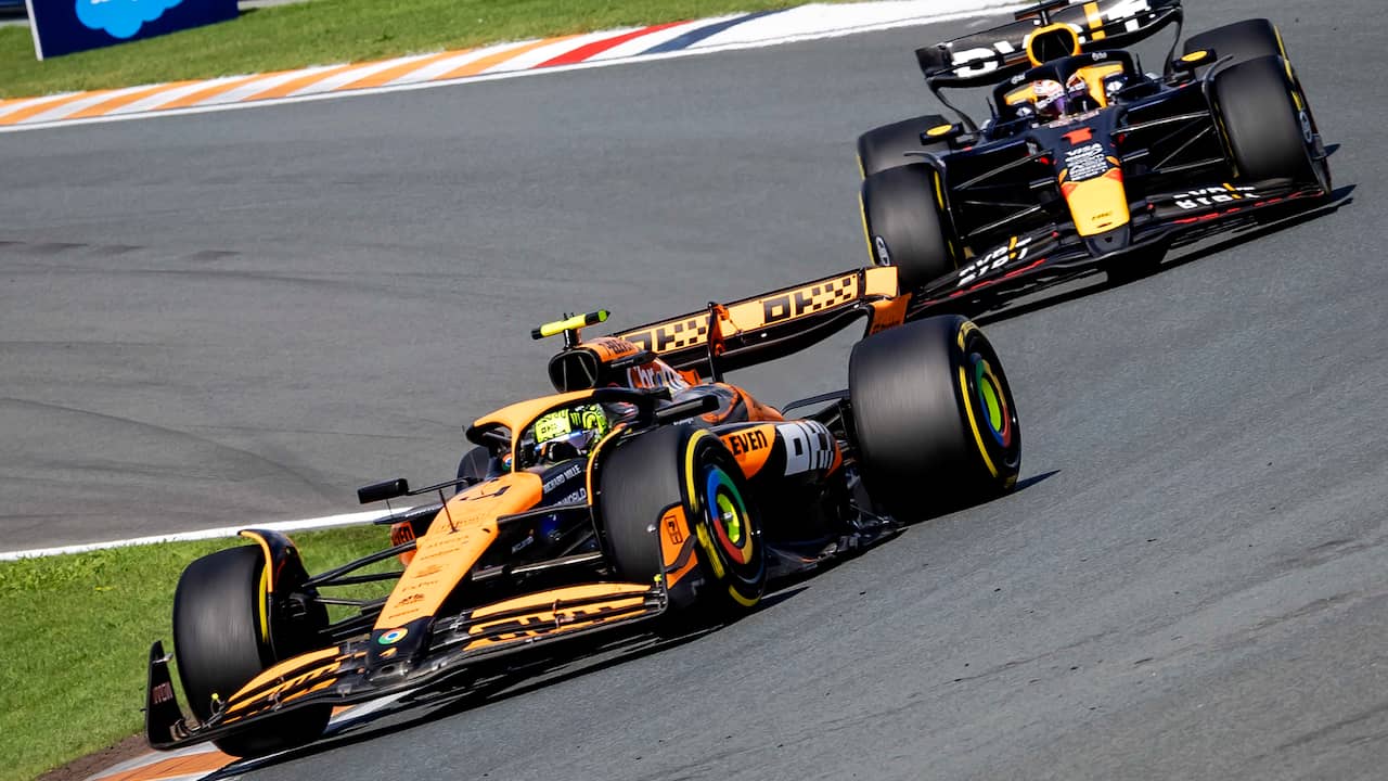 Bekijk hier hoe Norris de GP van Nederland met flinke voorsprong wint ...