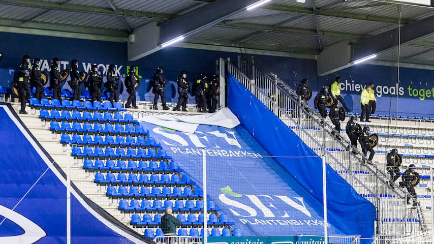 FC Den Bosch en ADO veroordelen rellen tijdens bekerduel: 'Diep triest ...