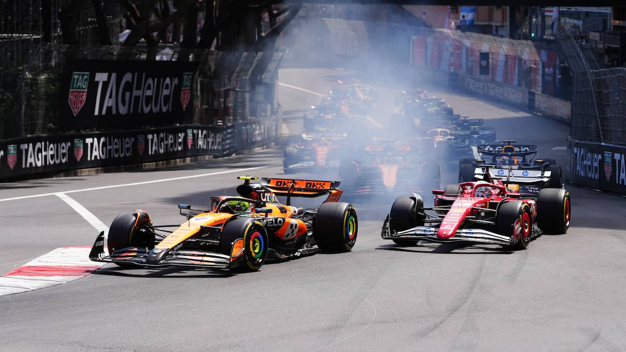 Norris wint GP Monaco, Verstappen moet na gok genoegen nemen met vierde plek | Formule 1 | NU.nl