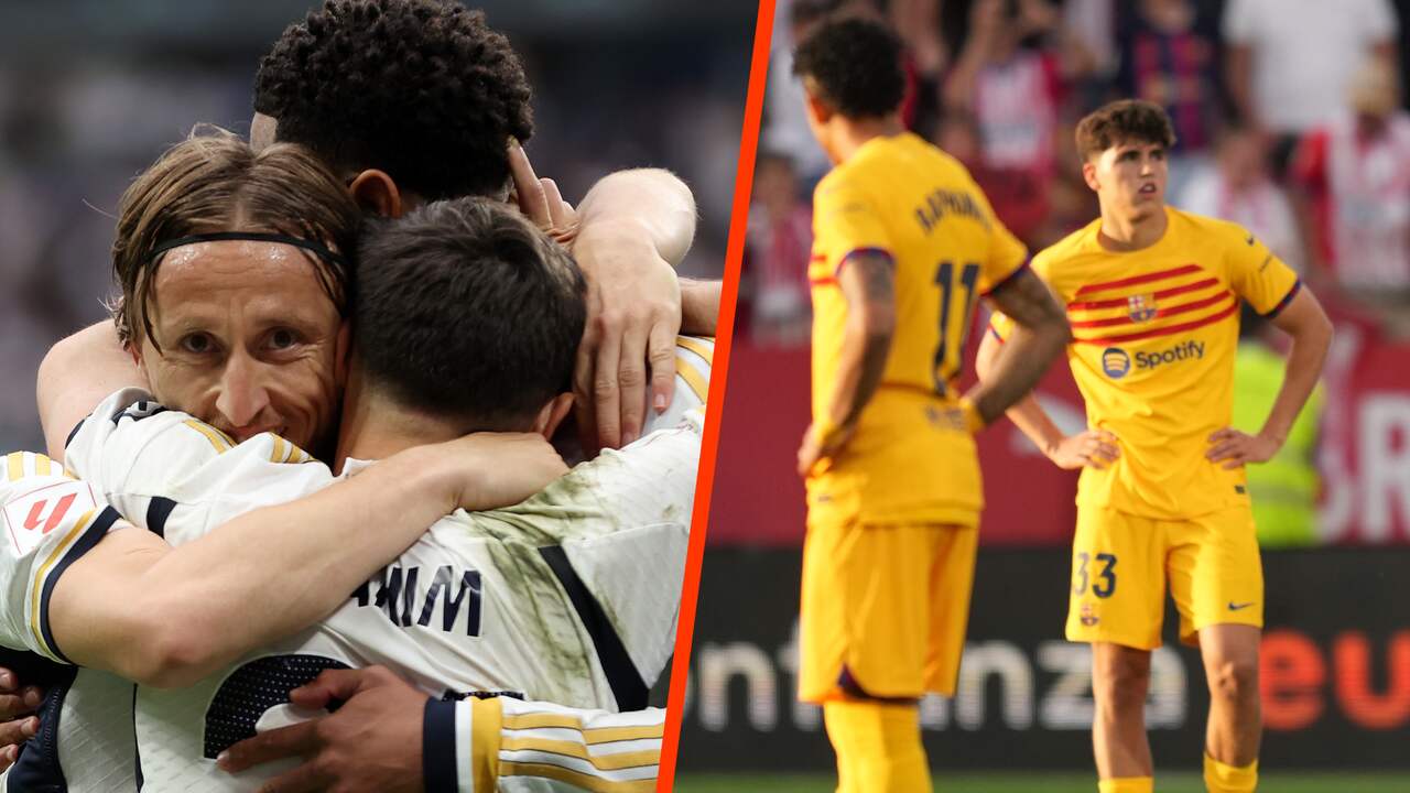 Real Madrid voor 36e keer landskampioen na nederlaag Barcelona bij ...