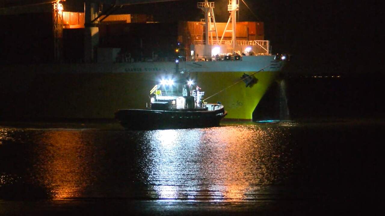 Italiaans schip loopt vast in Westerschelde | NU.nl
