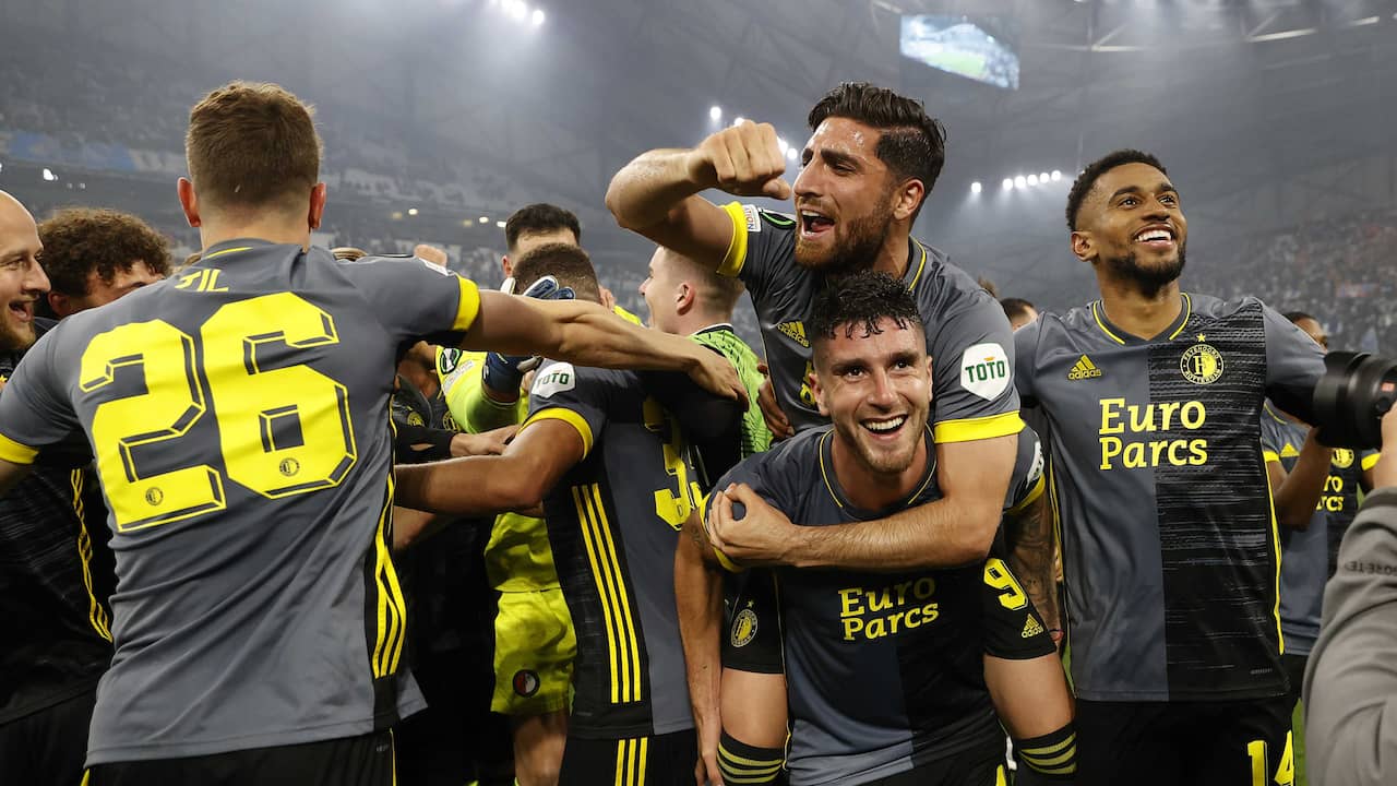 Feyenoord houdt stand in Marseille en bereikt eerste Europese finale in ...
