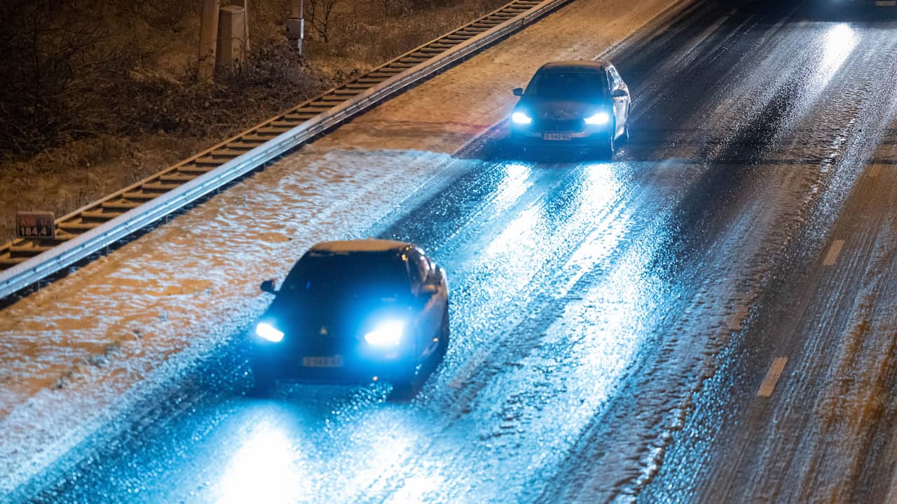 Komende dagen code geel door het hele land vanwege sneeuw en gladheid ...
