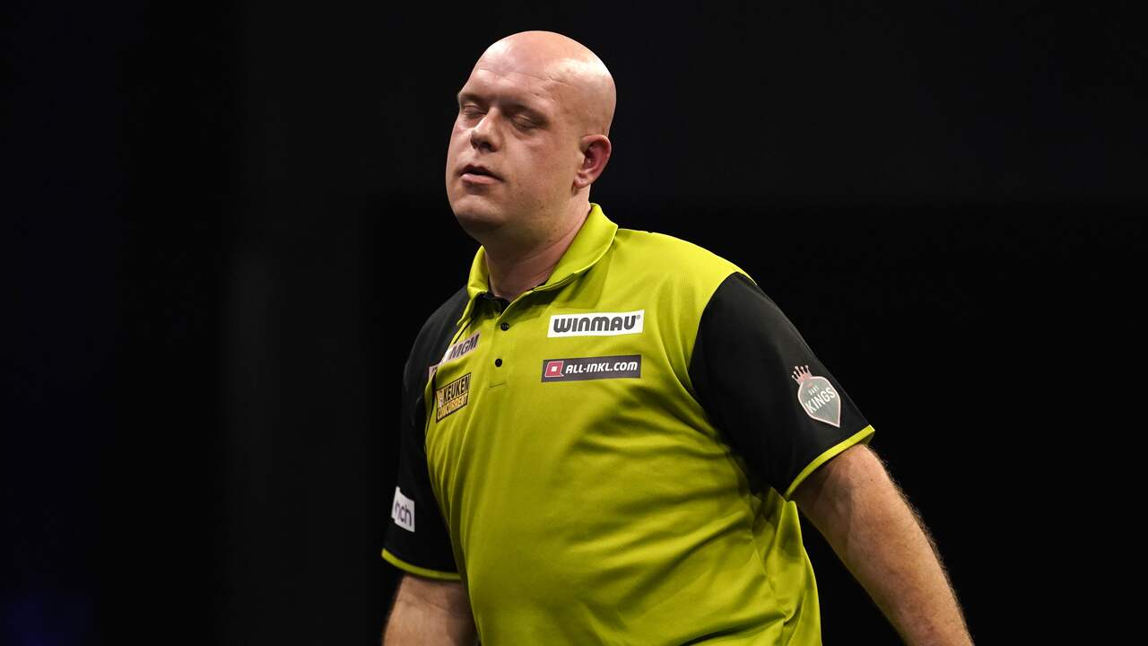 Van Gerwen verliest finale Premier League-avond mede door negendarter ...