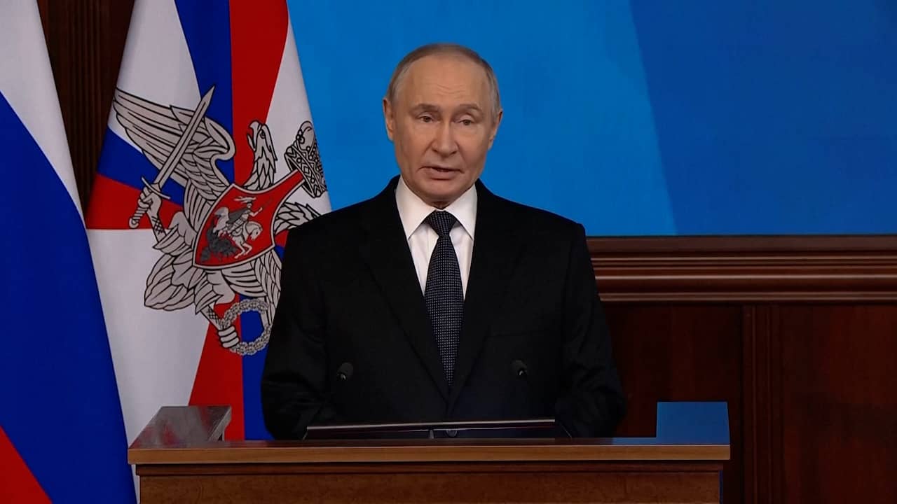Poetin houdt poot stijf: 'Rusland zal doelen bereiken, desnoods met ...