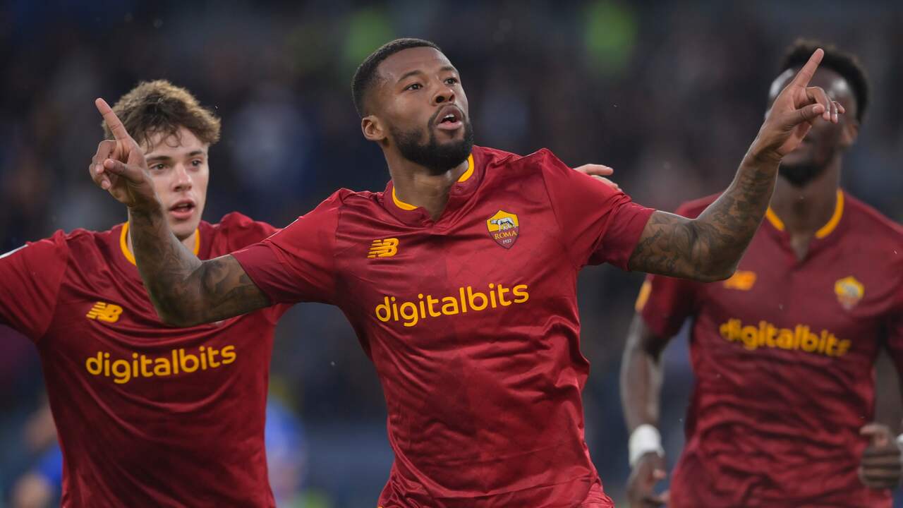 Trefzekere Wijnaldum belangrijk voor AS Roma, Benzema wijst Real de weg ...