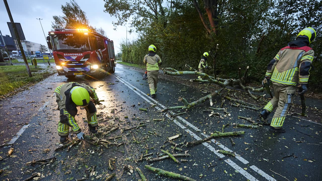Lees hier alles terug over storm Benjamin, de derde herfststorm van het ...