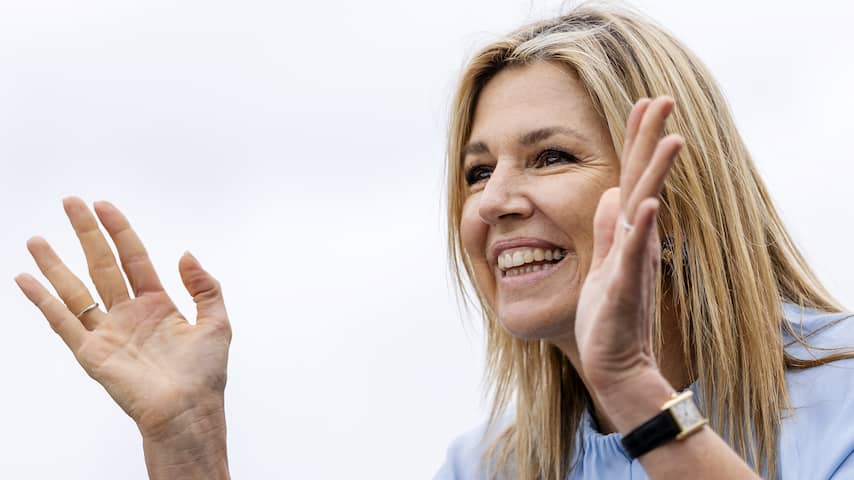 Koningin Máxima kan door blessure niet meevoetballen met acteur Bas ...