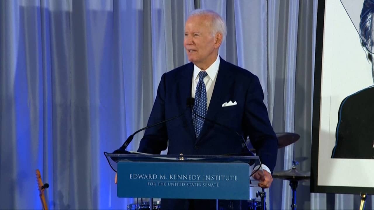 Biden houdt eerste toespraak sinds bestralingen | NU.nl