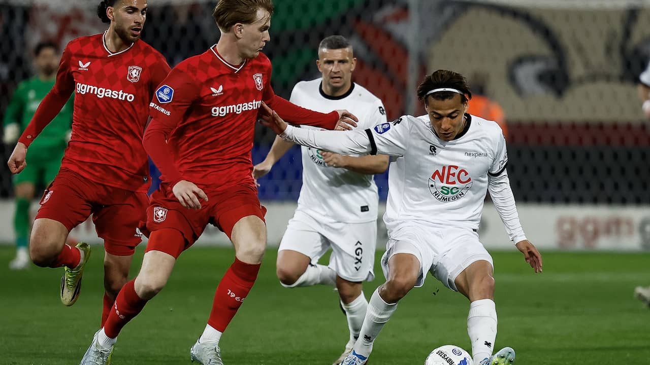 FC Twente en NEC spelen gelijk en zien Feyenoord uitlopen in strijd om ...