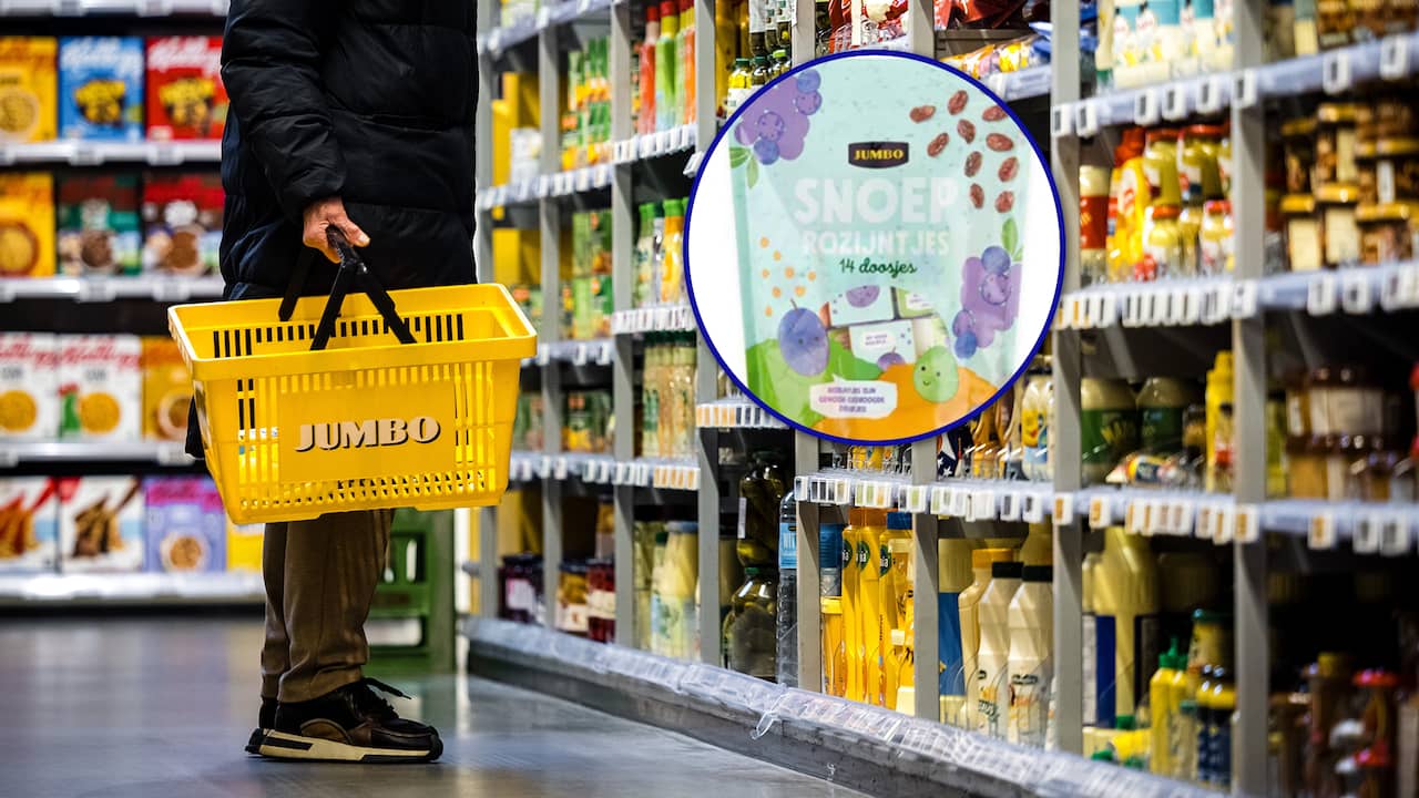 Supermarktketen Jumbo roept Snoeprozijntjes terug: 'Eet dit product ...