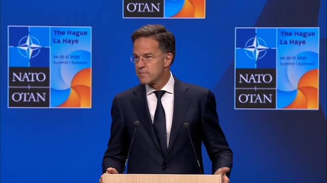 Rutte in slotspeech NAVO-top: 'Basis gelegd voor krachtige NAVO' | NU.nl