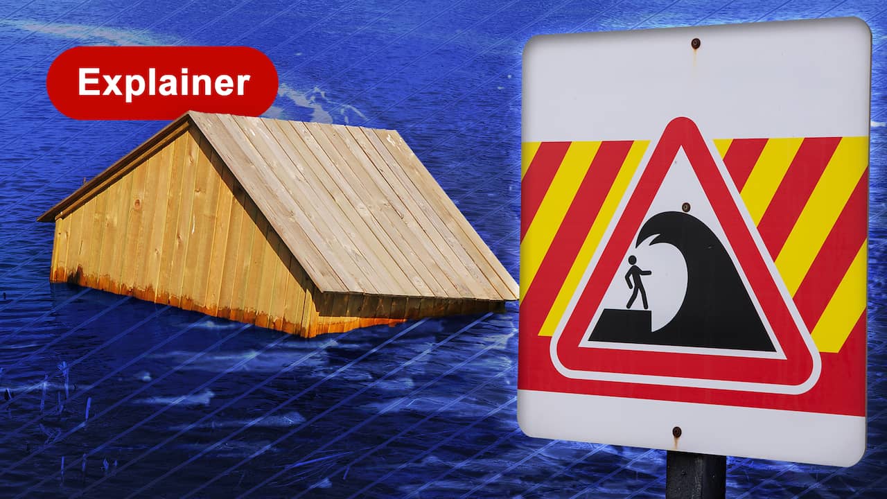 Hoe een tsunami van 'slechts' 1,5 meter hoog verwoestend kan zijn | NU.nl