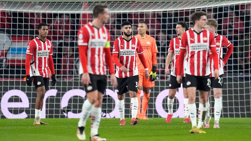 Dolend PSV krijgt historisch pak slaag van Arsenal in Champions League ...