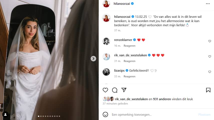 EenVandaag-presentatrice Hila Noorzai is getrouwd | Achterklap | NU.nl