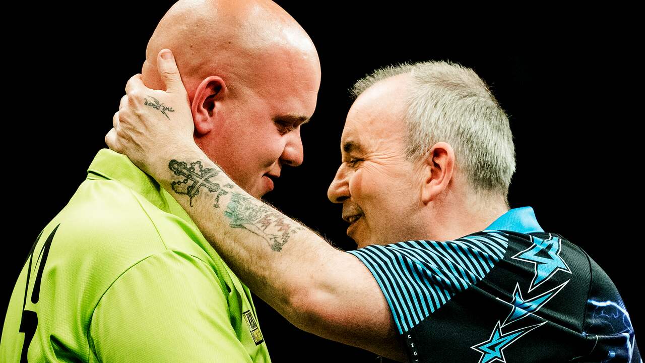 Van Gerwen vindt dat Taylor twee jaar geleden al had moeten stoppen ...