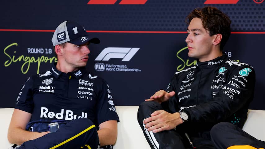 Bekijk de startopstelling voor de GP van Singapore met Verstappen op plek twee | Formule 1 | NU.nl