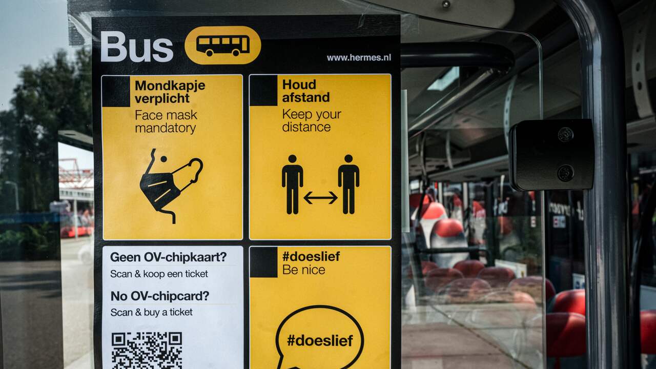 Bijna 10 procent reizigers draagt geen mondkapje in ov, irritatie ...