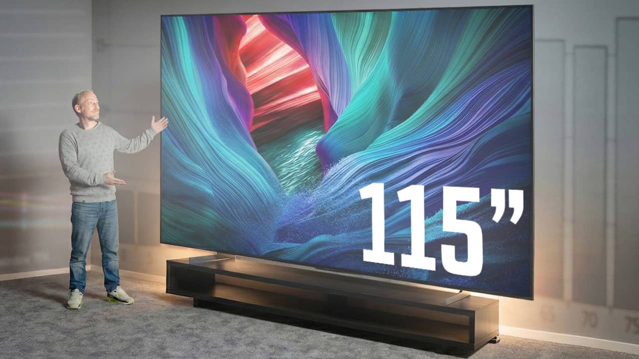 Review: Samsung MR95F-tv van 115 inch biedt groot kleurbereik voor hoge ...