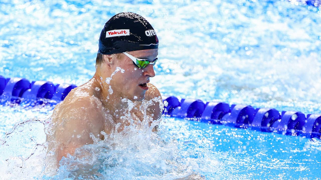 Koen de Groot zwemt in Nederlands record naar WK-finale 50 meter ...