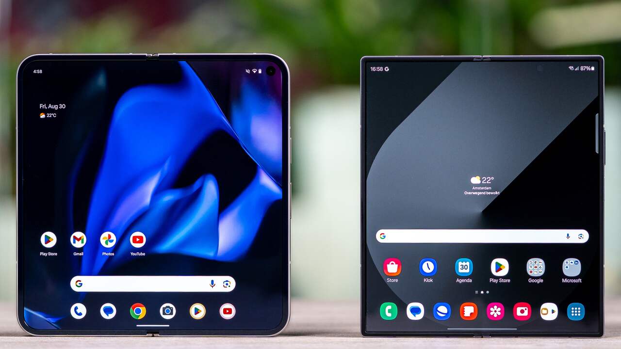 Review: Google Pixel 9 Pro Fold vs. Samsung Galaxy Z Fold6 | Tweakers ...