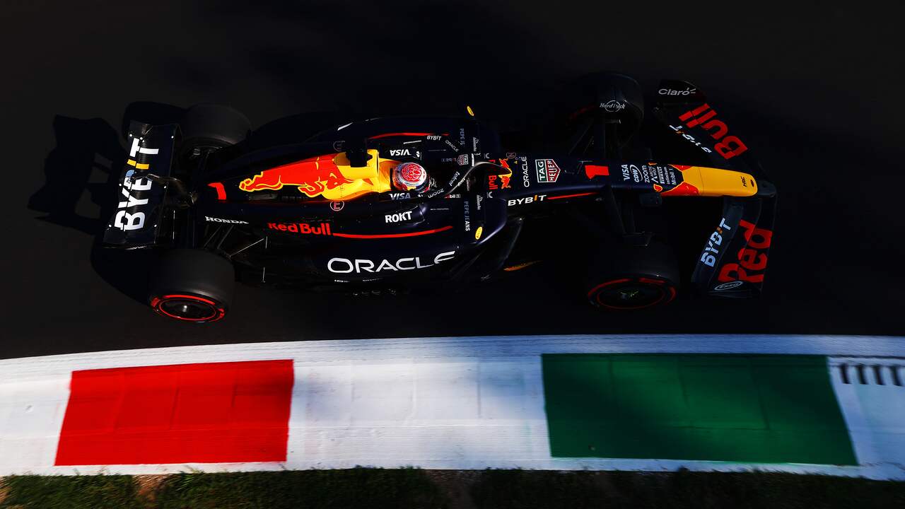 Verstappen stoeit met auto in tweede training op Monza, Hamilton is de snelste | Formule 1 | NU.nl