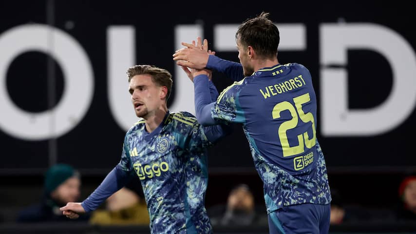 Ajax wint dankzij Weghorst van NEC en stijgt naar tweede plek in Eredivisie | Sport | NU.nl