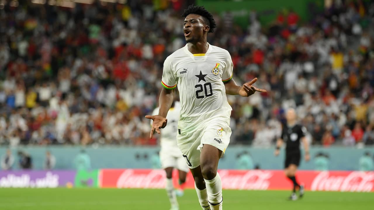 Ajacied Kudus houdt WK-droom Ghana in leven met twee goals tegen Zuid ...