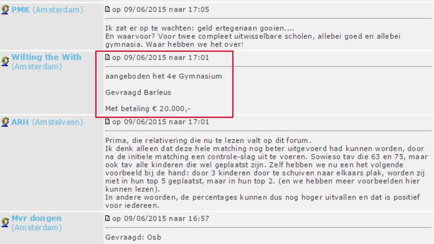 'Ouder biedt 20.000 euro om schoolmatch kind te veranderen' | Algemeen ...