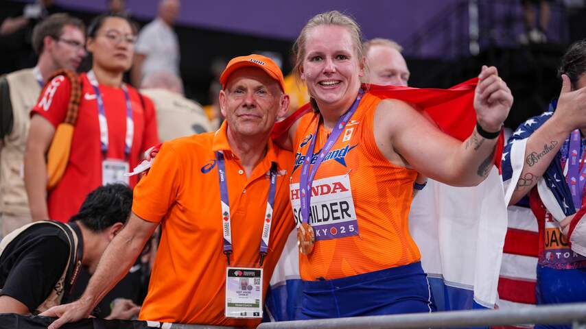 Schilder pakt historisch atletiekgoud op WK na koorts en Red Bull: 'Nu ...
