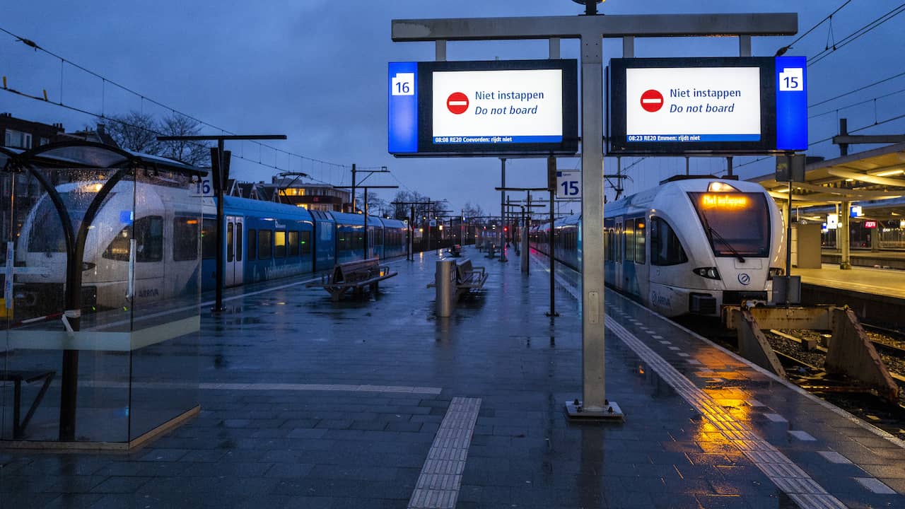 Korte tijd geen treinen van en naar noorden vanwege gewapende man in ...