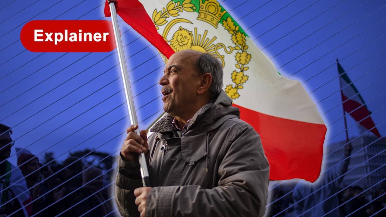 Hoe deze verboden vlag hét symbool van protest in Iran is geworden | NU.nl