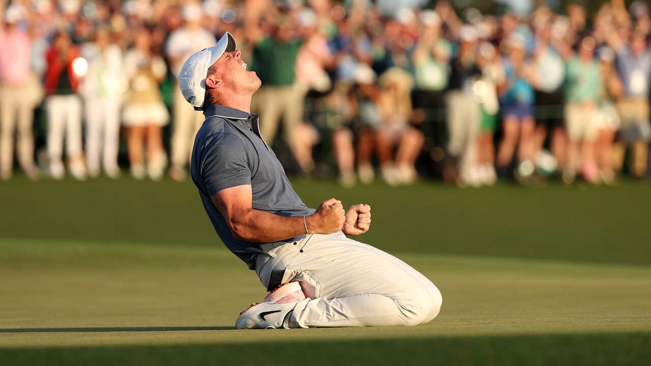Topgolfer Rory McIlroy voltooit na elf jaar Grand Slam met winst in ...