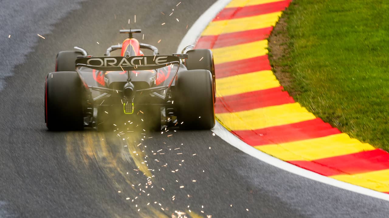 Bekijk de startopstelling voor de GP van België met Verstappen op plek zes | Formule 1 | NU.nl