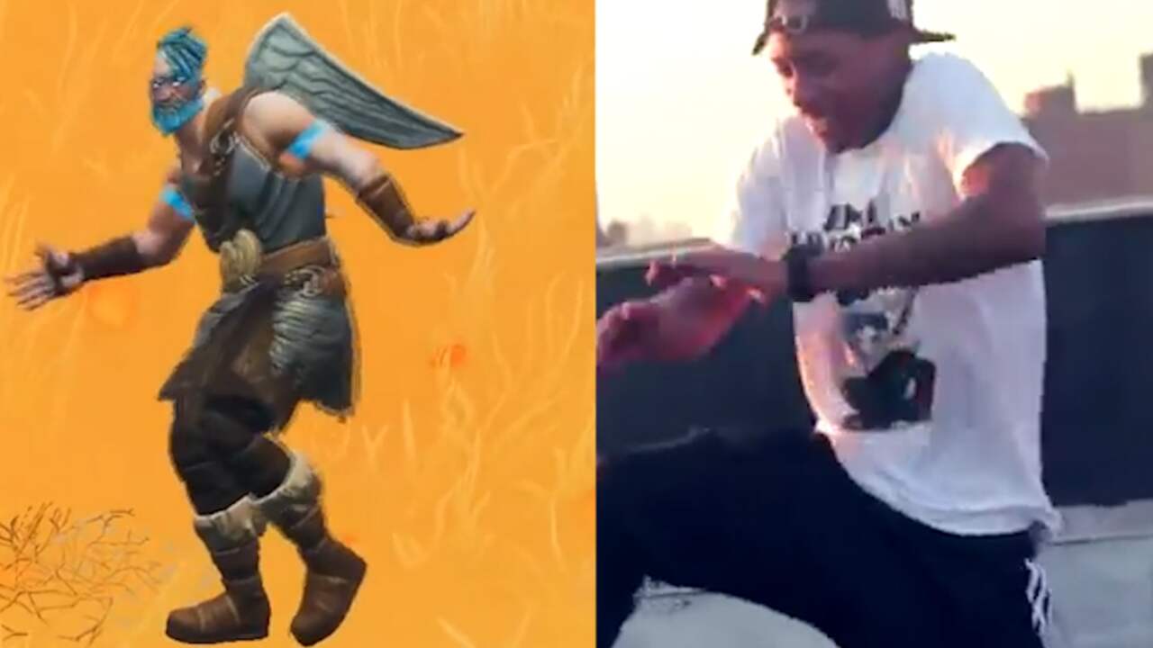 Personage Fortnite doet dansje uit Milly Rock | NU.nl
