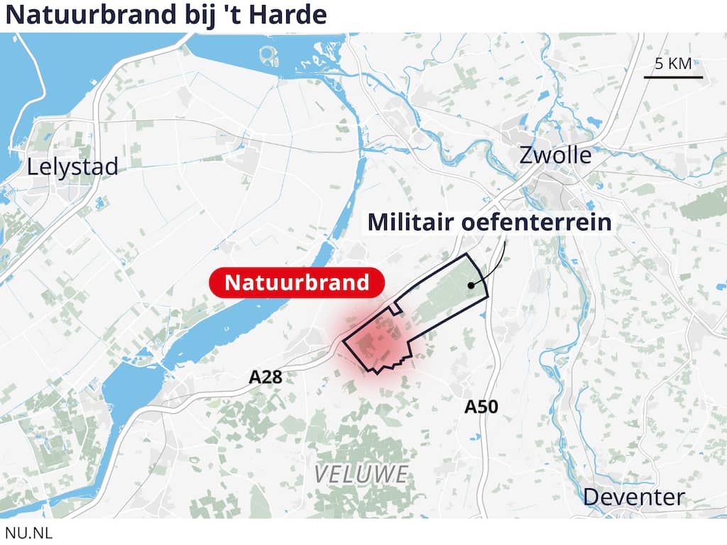 Teruglezen natuurbrand Veluwe | Brand volgens veiligheidsregio stabiel ...