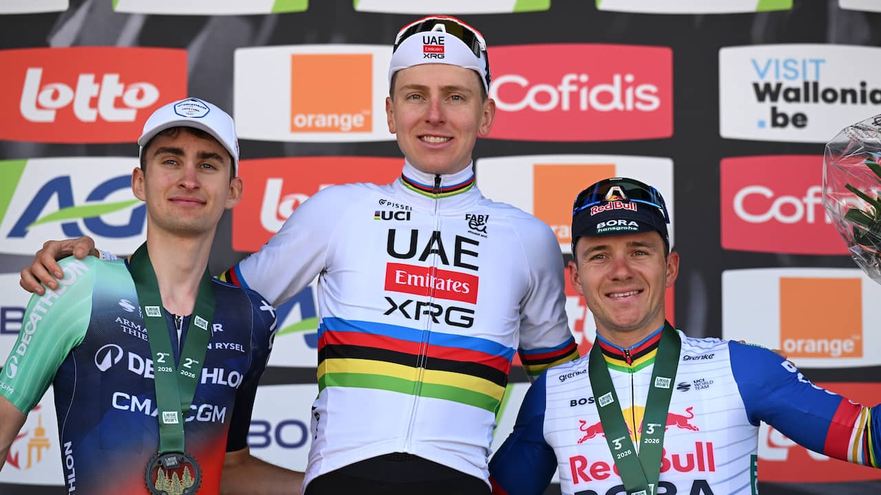 Pogacar rekende al op sprint met toptalent Seixas in Luik: 'Hij was zó ...