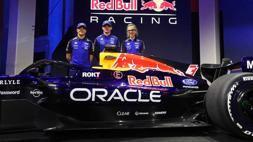 Bekijk de nieuwe glimmende kleuren van de auto van Verstappen | Formule ...