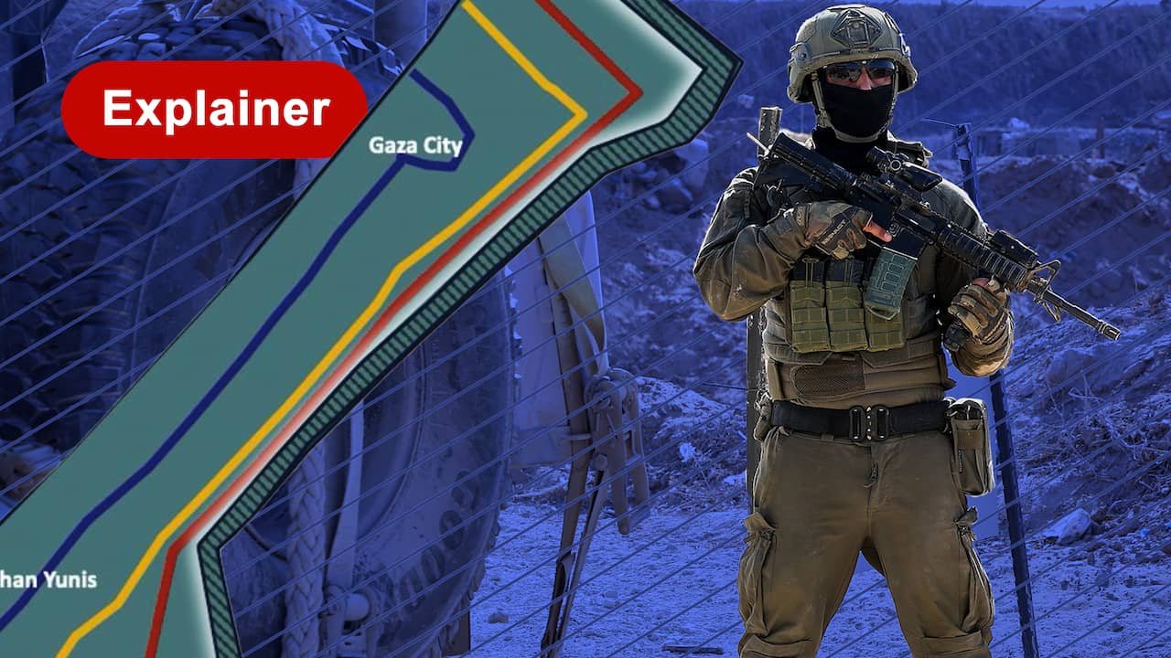 Gele lijn, rode lijn, bufferzone: zo trekt leger Israël zich mogelijk ...