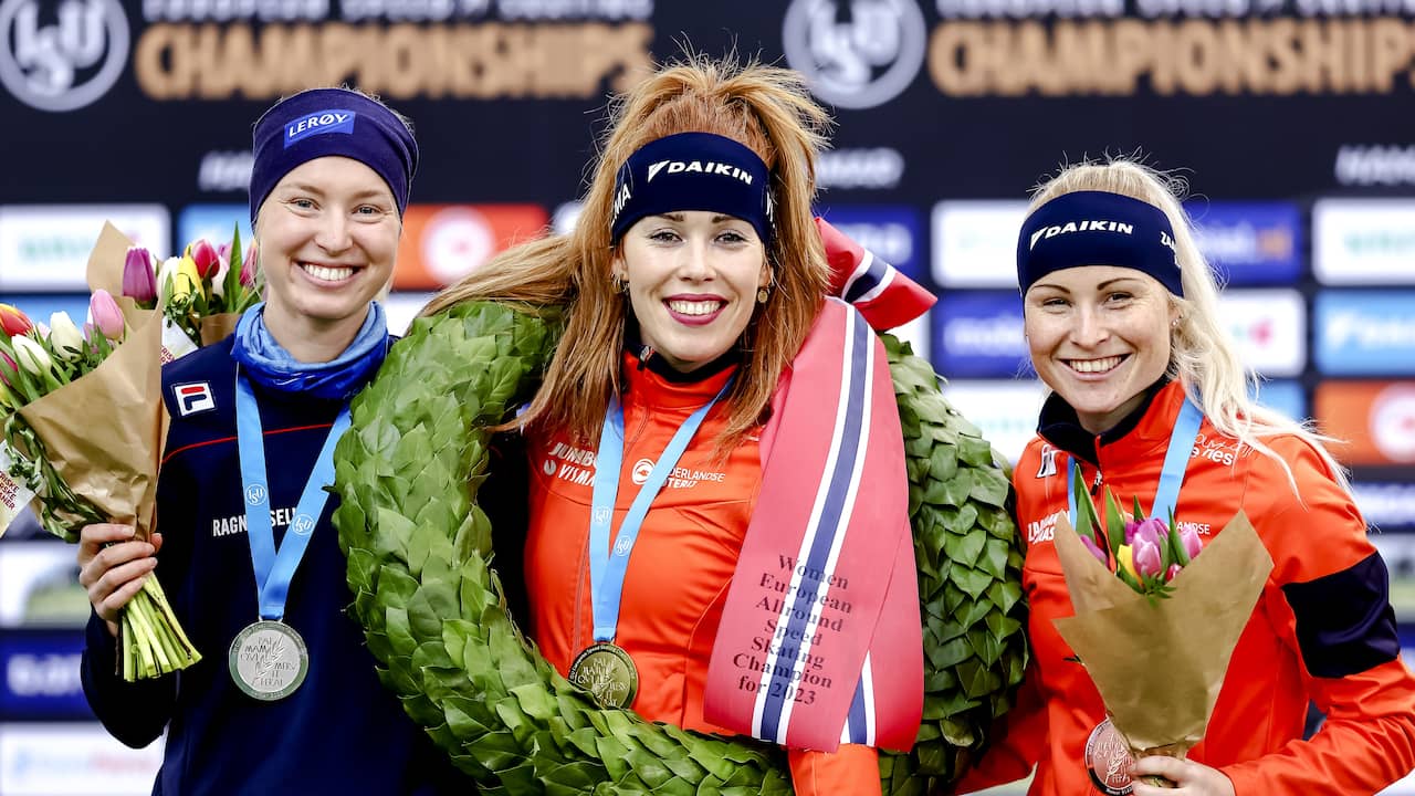 Rijpma-de Jong voor derde keer Europees kampioen allround, brons ...