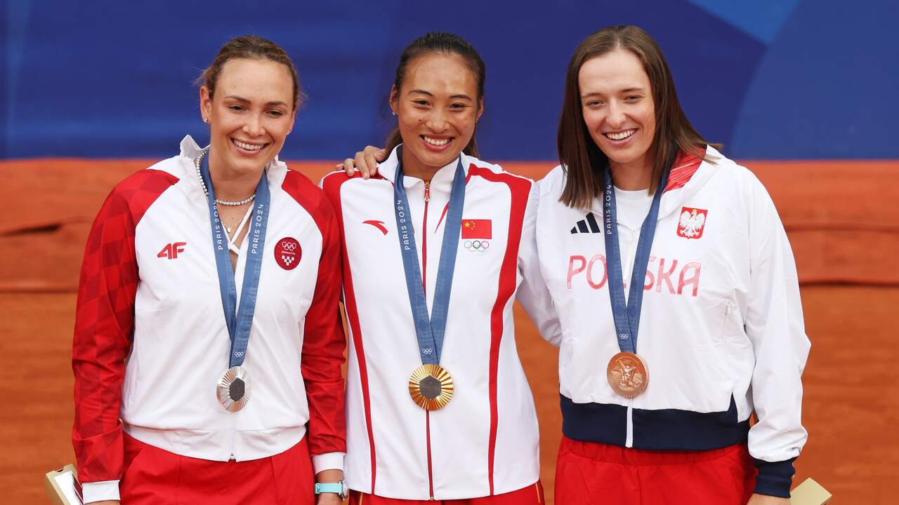 Zheng verovert goud in enkelspel, unieke medailles voor China, Kroatië en Polen | Olympische ...