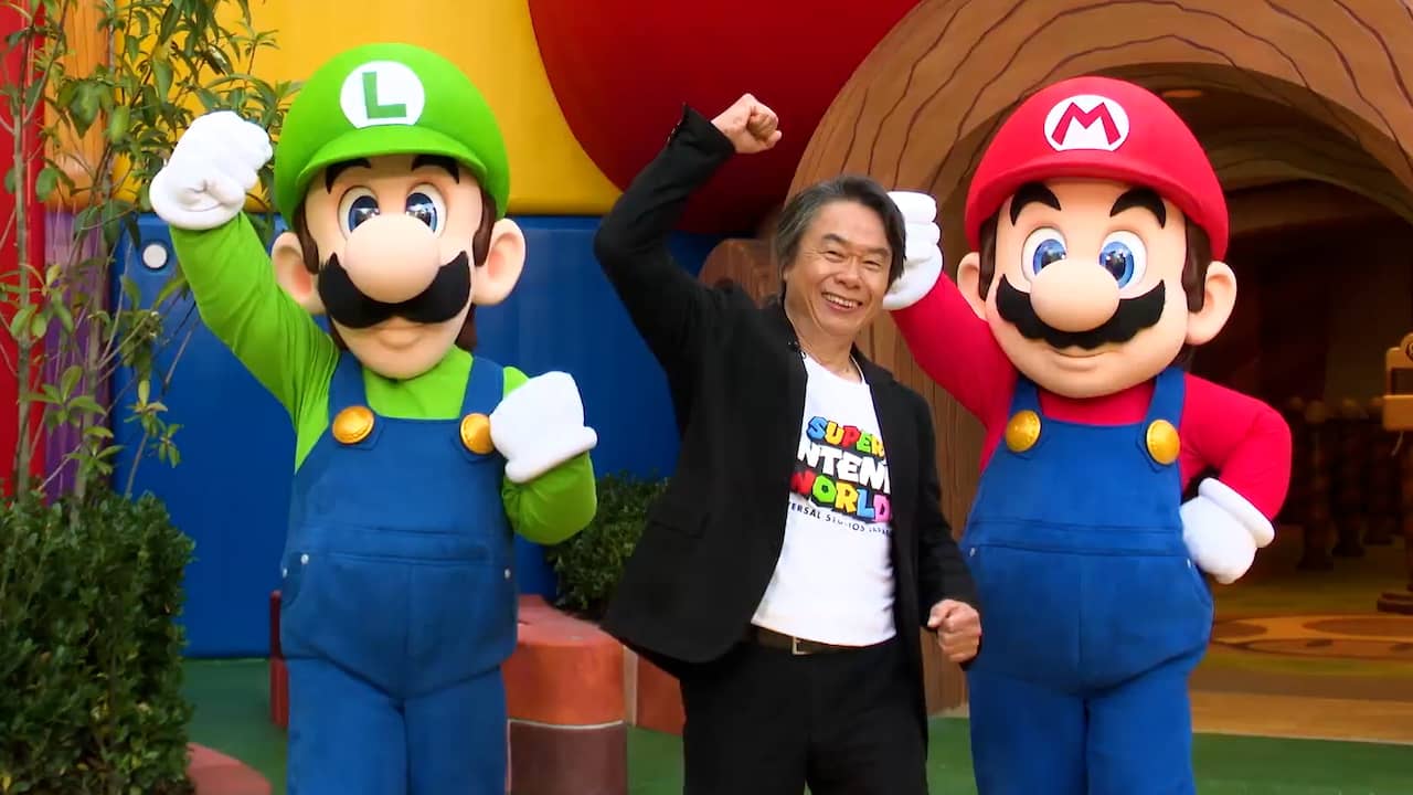 'Vader' van Mario geeft rondleiding door levensecht Nintendo-pretpark ...