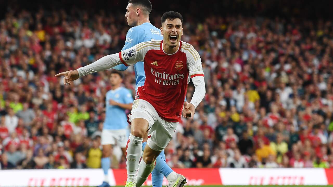 Arsenal wint kraker tegen City in slotfase, flater Gravenberch bij ...