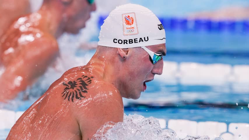 Derde olympische plak voor Nederland: schoolslagzwemmer Corbeau pakt brons | Olympische Spelen ...