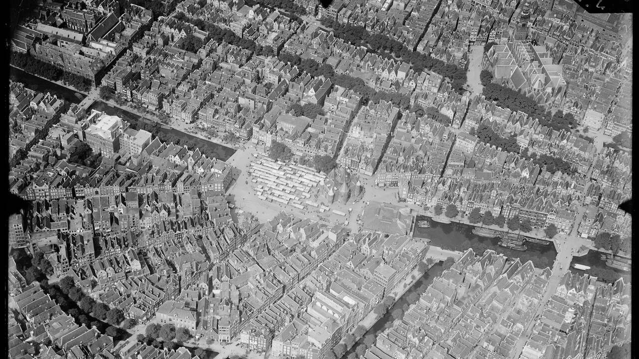 Amsterdam van boven: zo zag de stad er begin vorige eeuw uit ...
