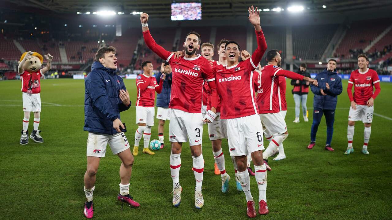 AZ overklast Excelsior in eerste helft en neemt koppositie over van ...